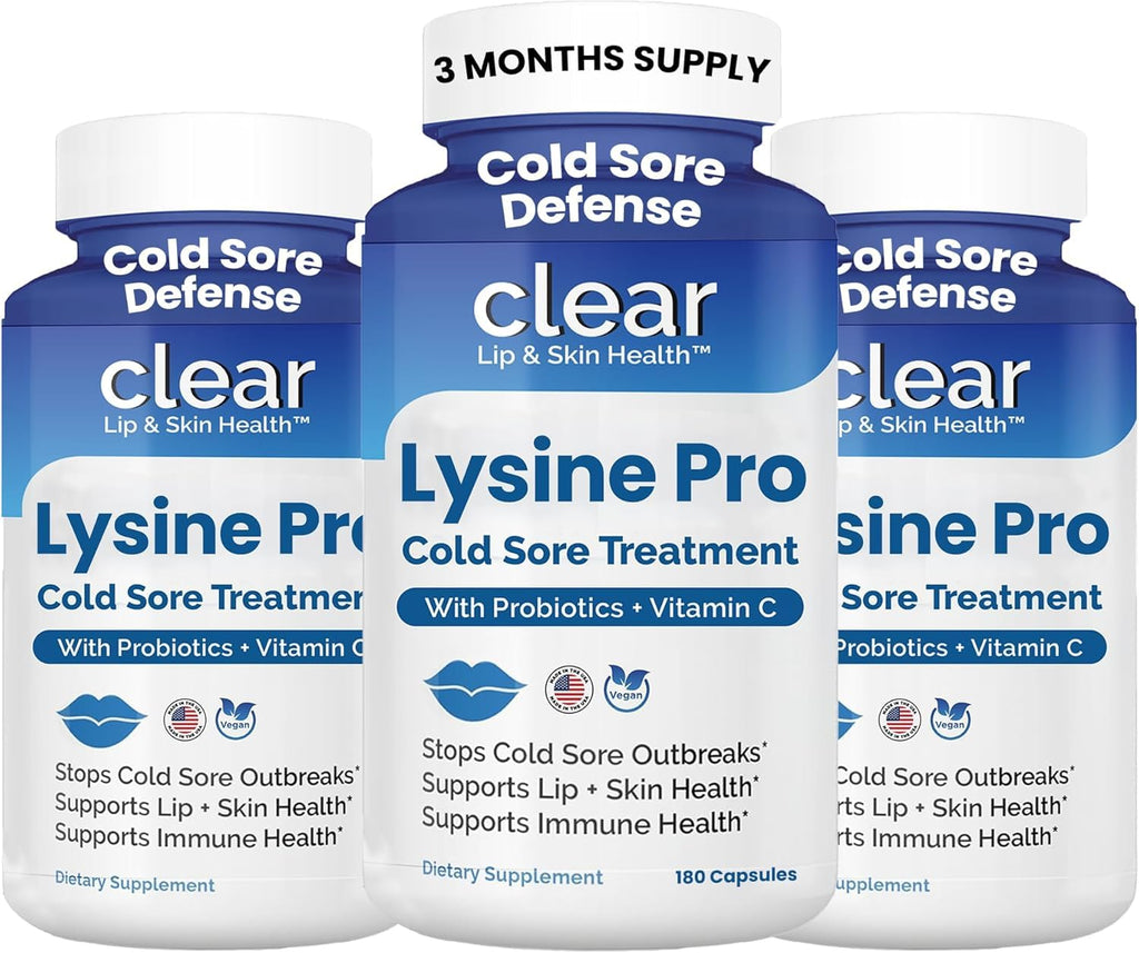 Lysine cold sore relief capsules