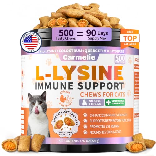 Lysine for Cats immune support treats