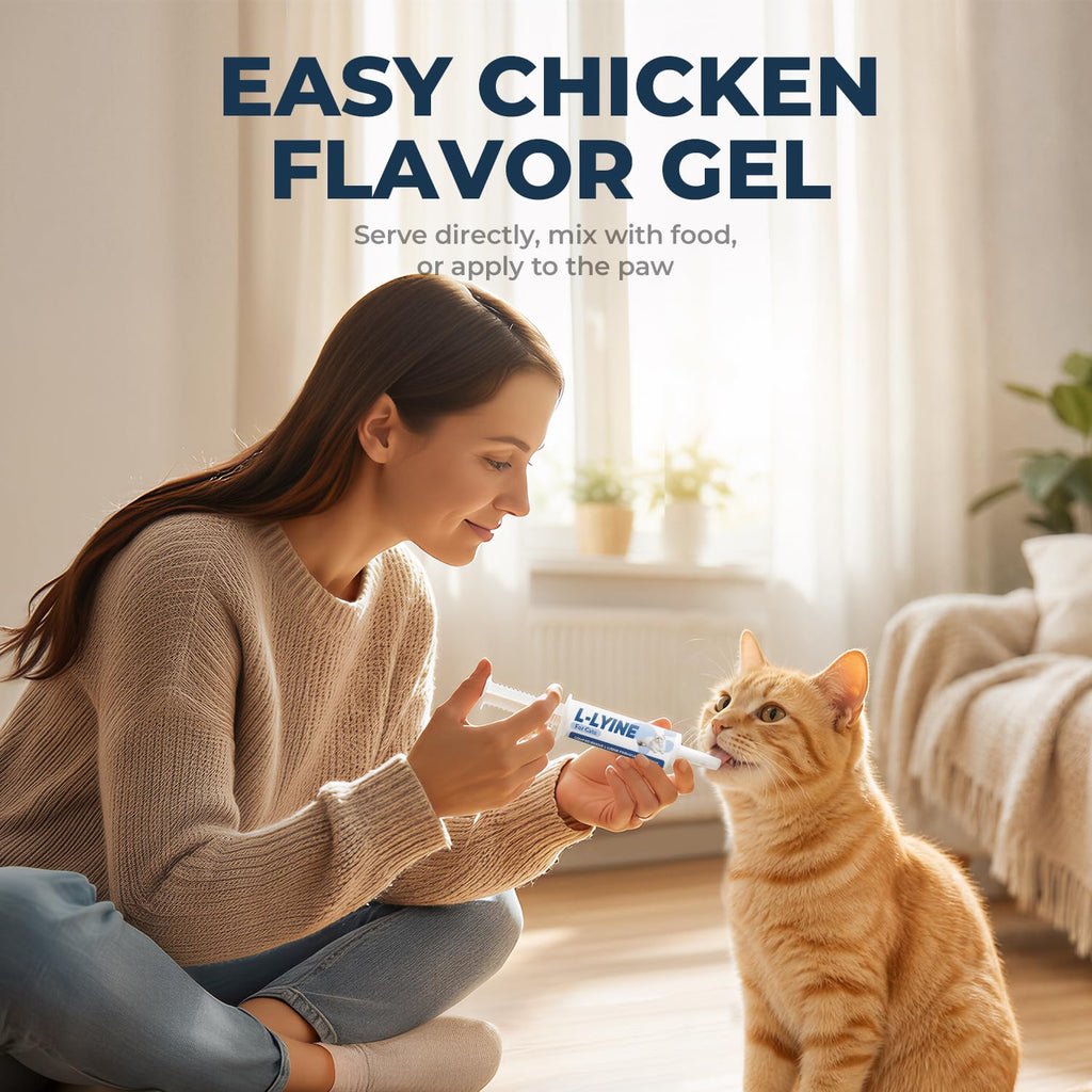 Lysine for healthy cat eyes