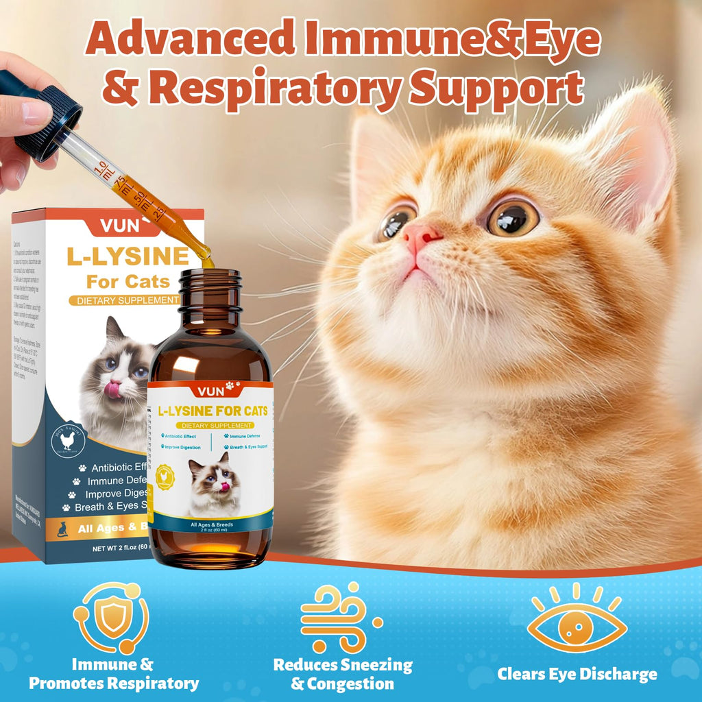 Lysine supplement for feline health