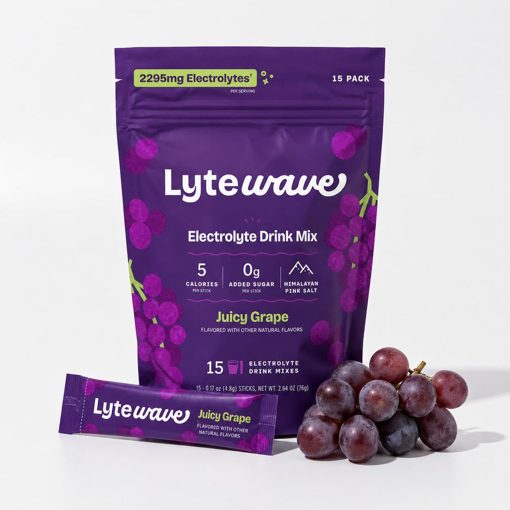 Lytewave electrolytes powder grape flavour