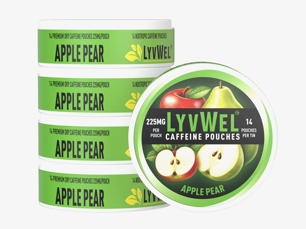 LyvWel caffeine energy pouches watermelon ice