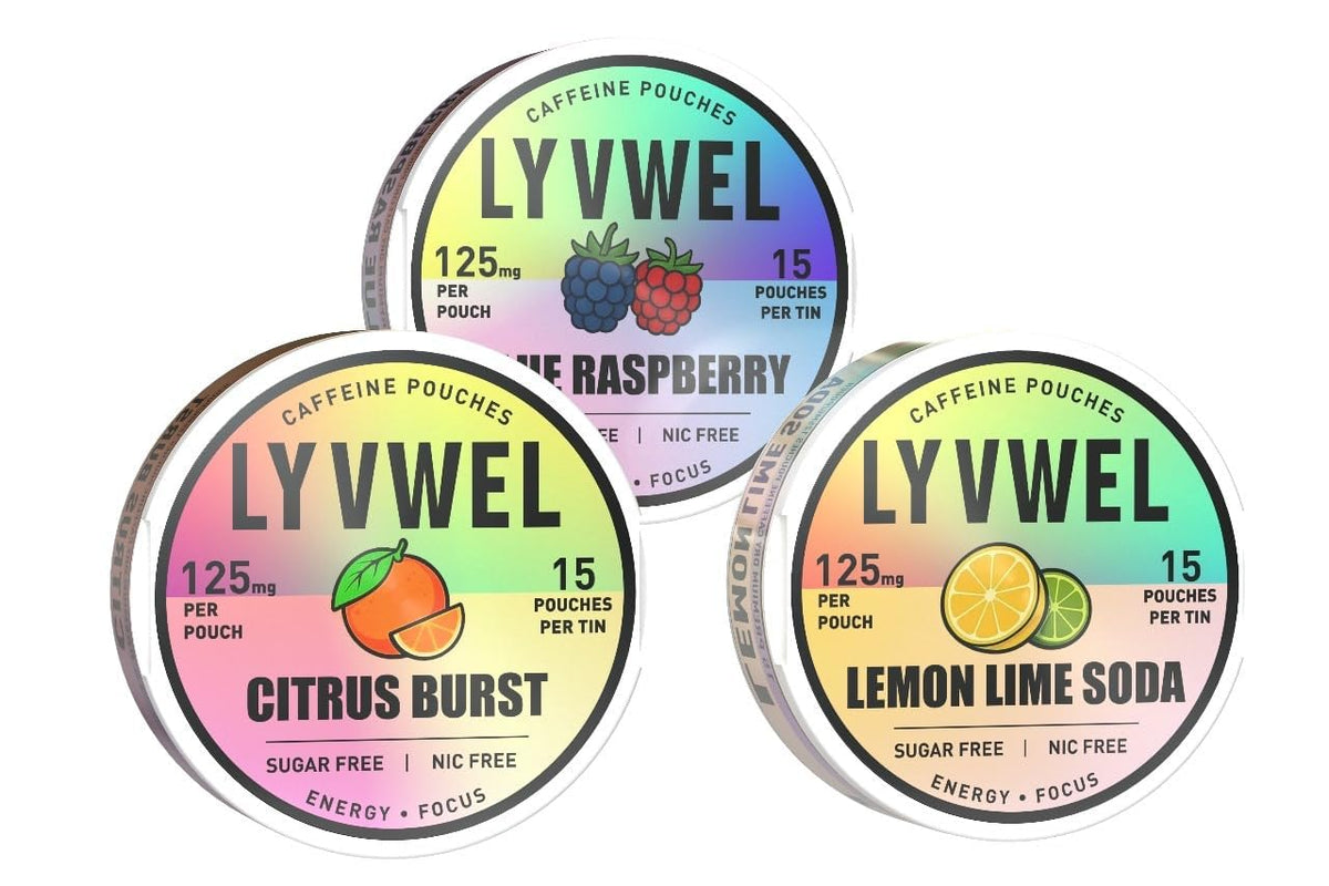 LyvWel caffeine pouches for energy