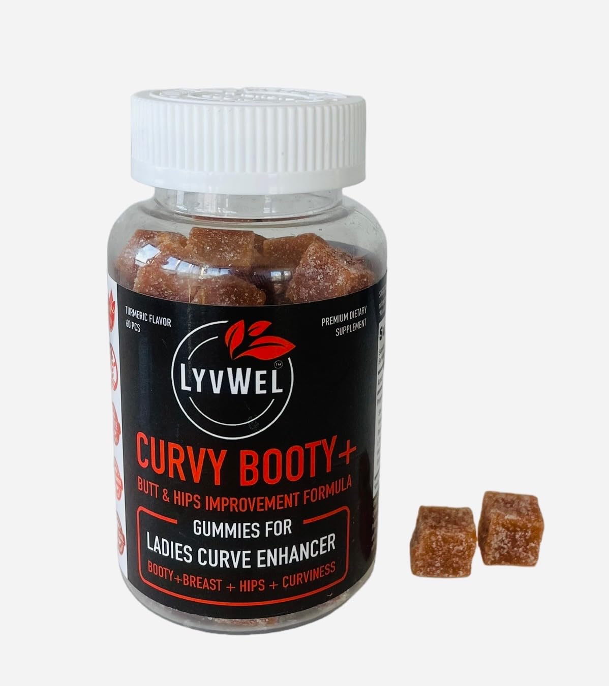 LyvWel Curvy Booty capsules for curves