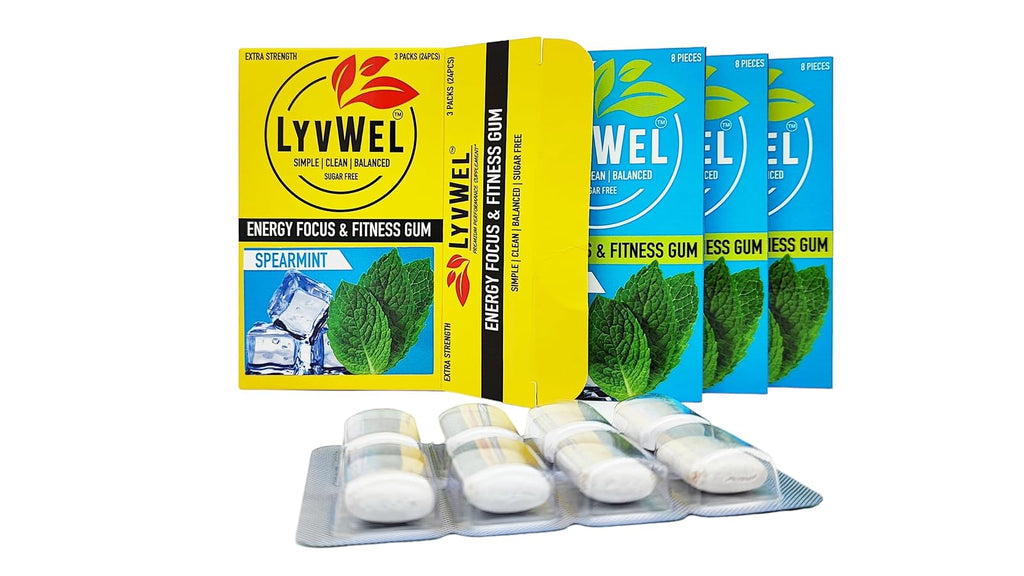 LyvWel energy gum for quick boost