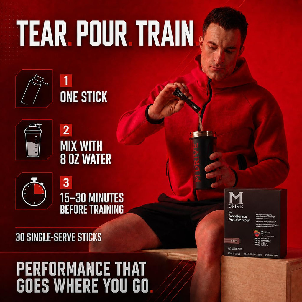 M Drive pre workout for endurance