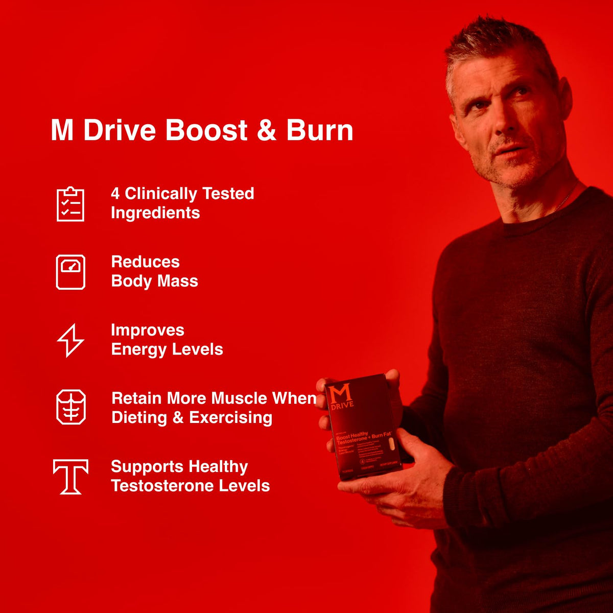 M Drive testosterone booster for men