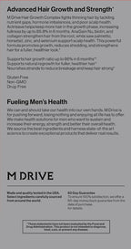 M Drive vitamins for fuller hair