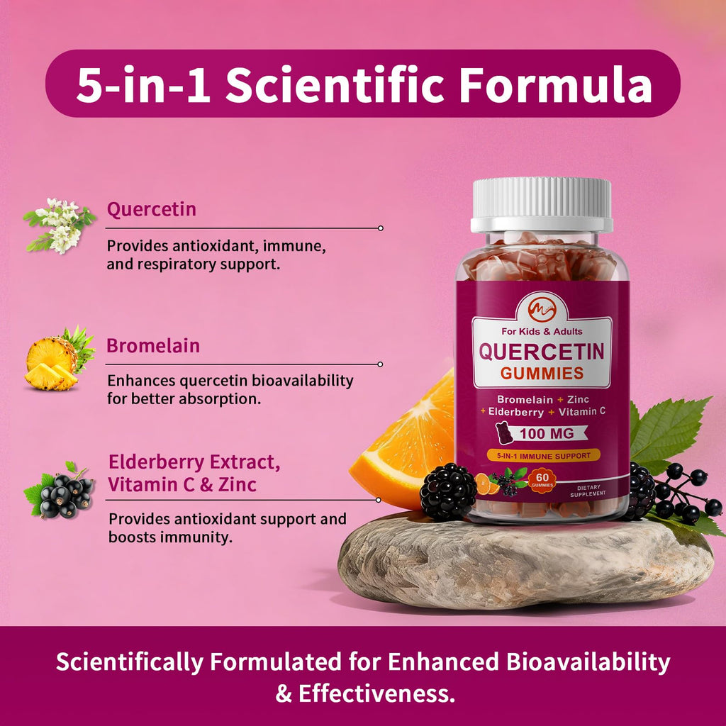M inch herbal quercetin gummies