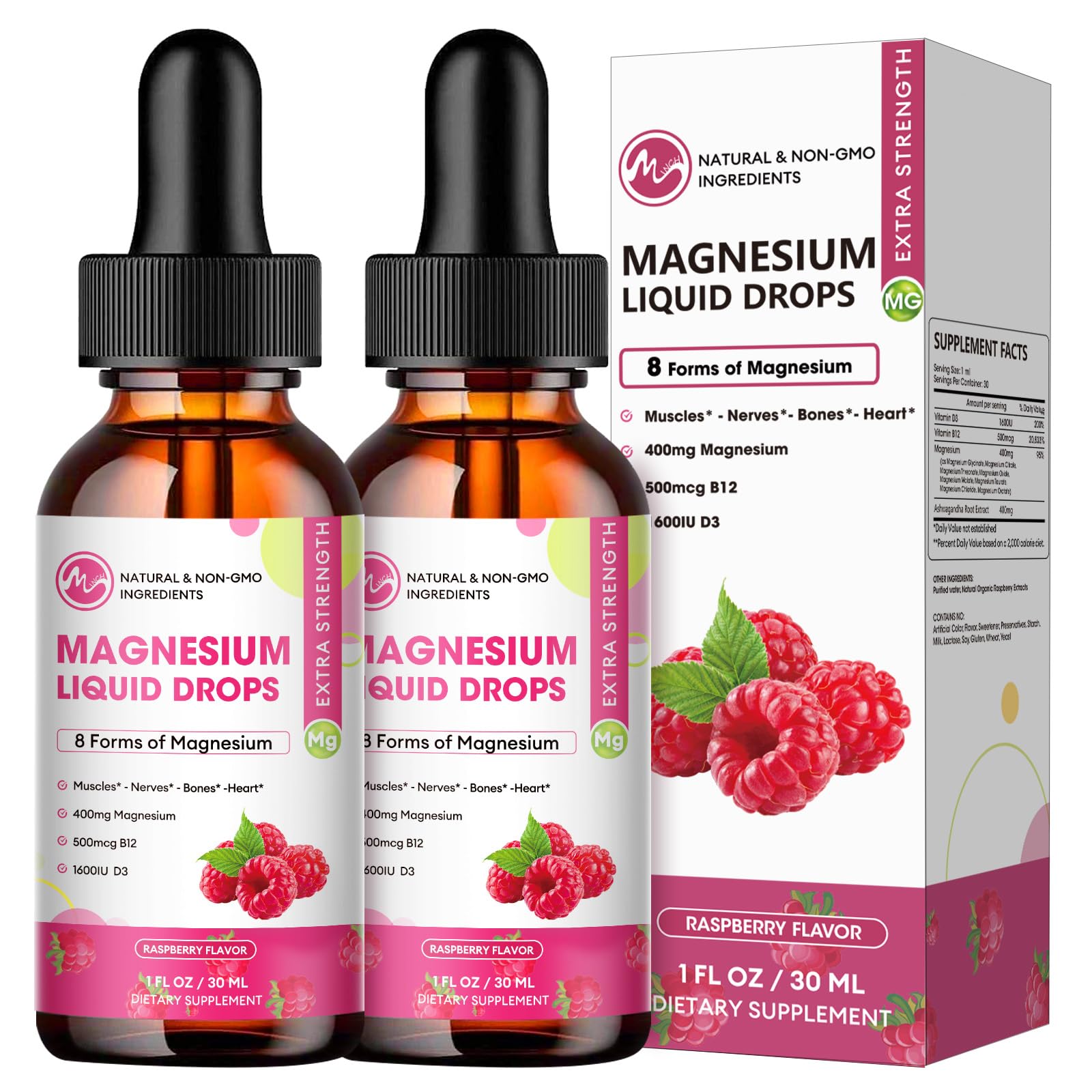 M Inch magnesium complex liquid drops