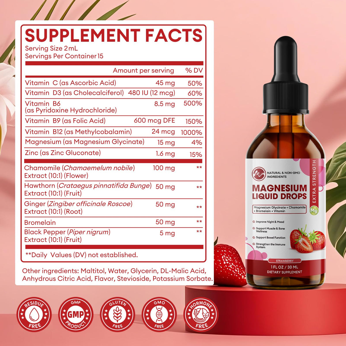 M inch magnesium drops for relaxation
