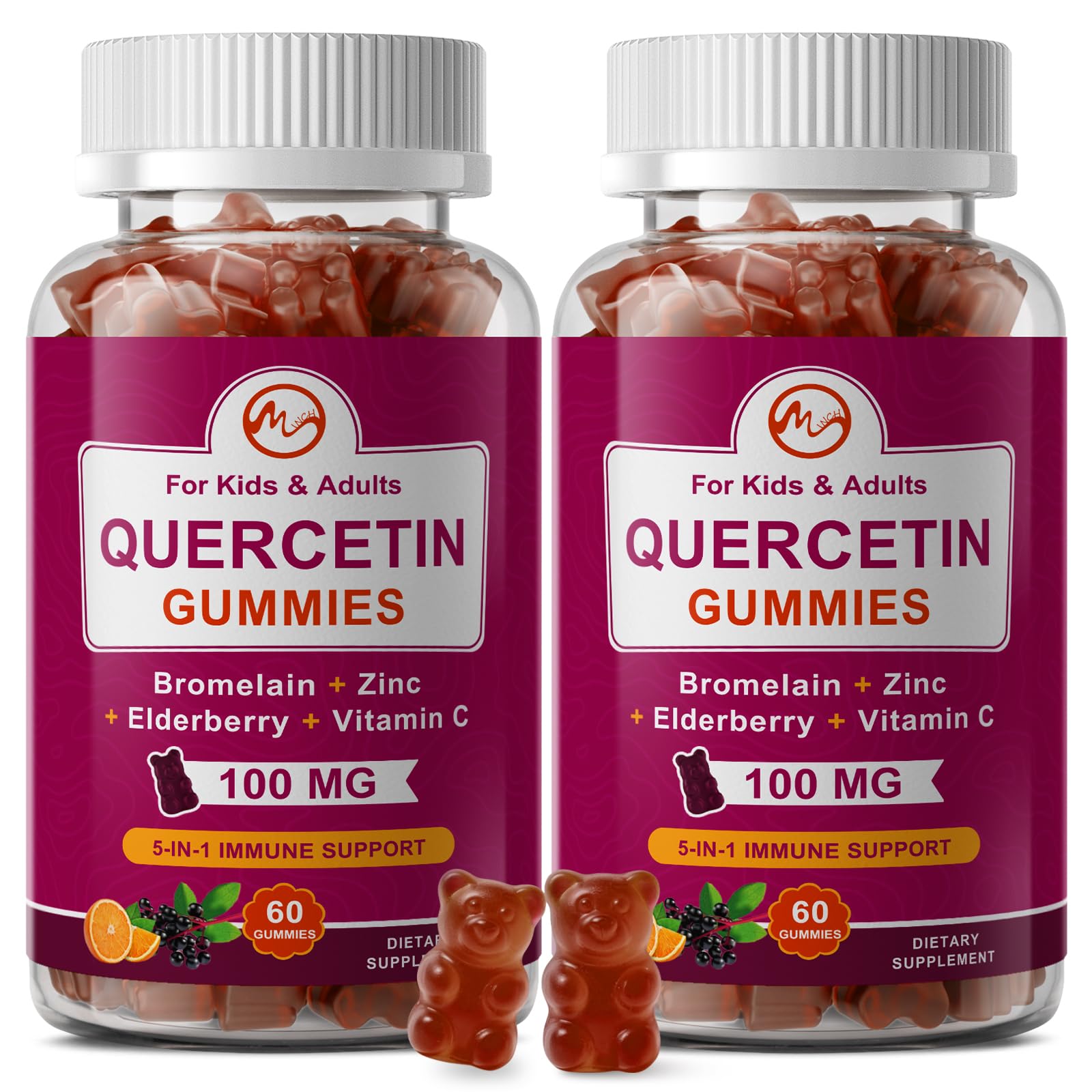 M inch quercetin chewable gummies