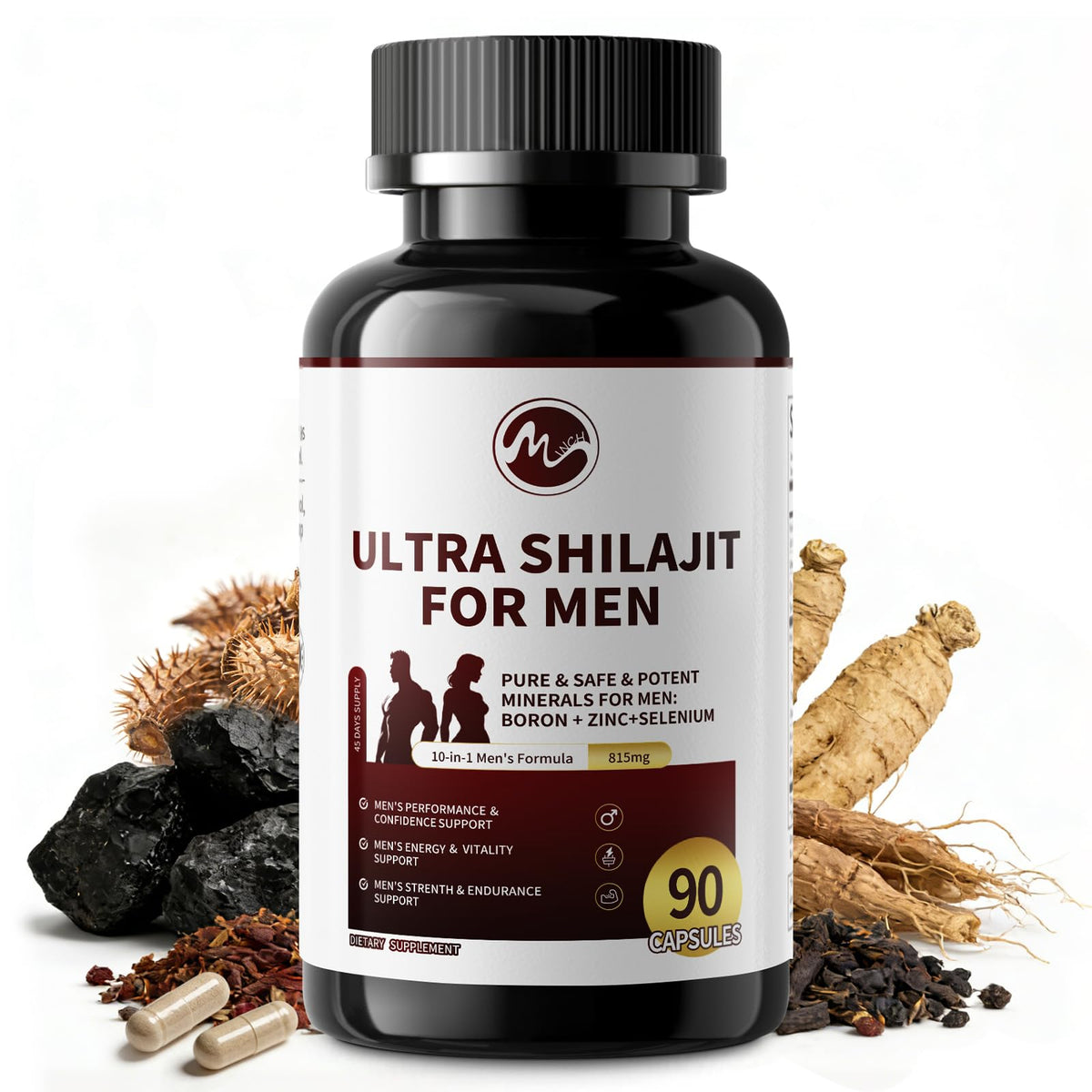M inch testosterone support capsules
