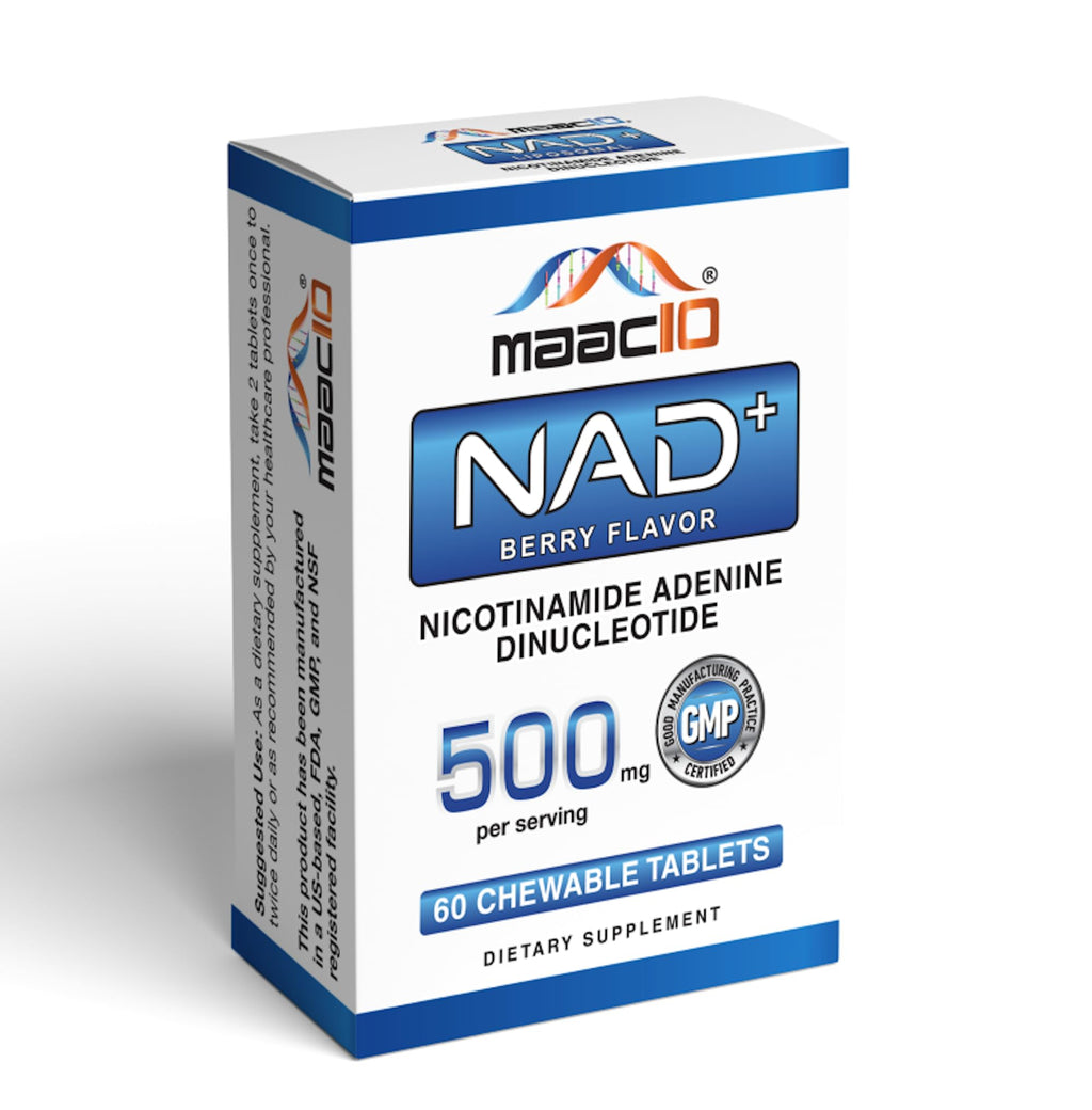 MAAC10 chewable NAD+ tablets for energy
