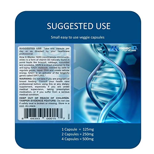 MAAC10 NMN 125 mg for anti-aging