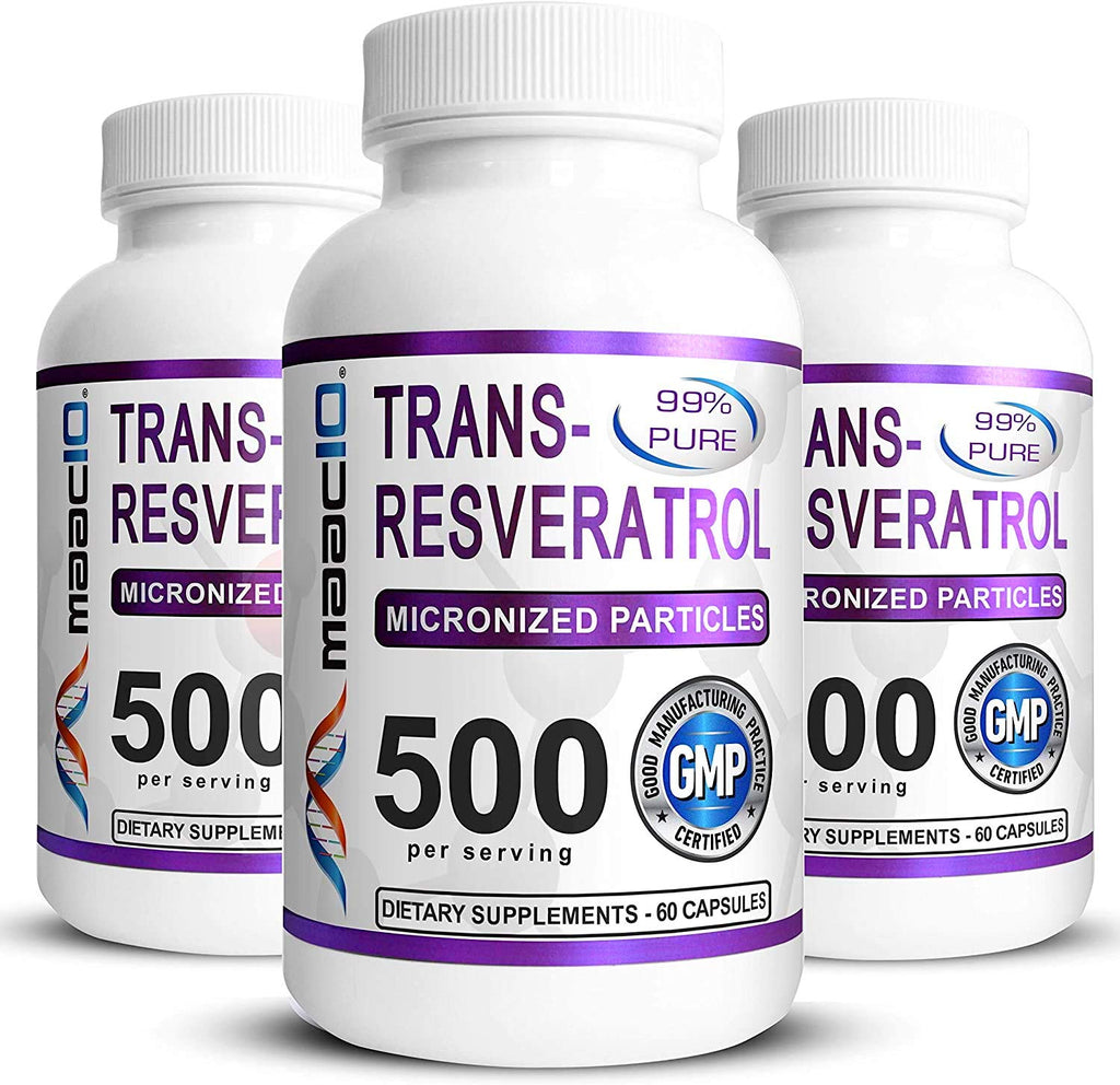 MAAC10 Trans Resveratrol antioxidant supplement