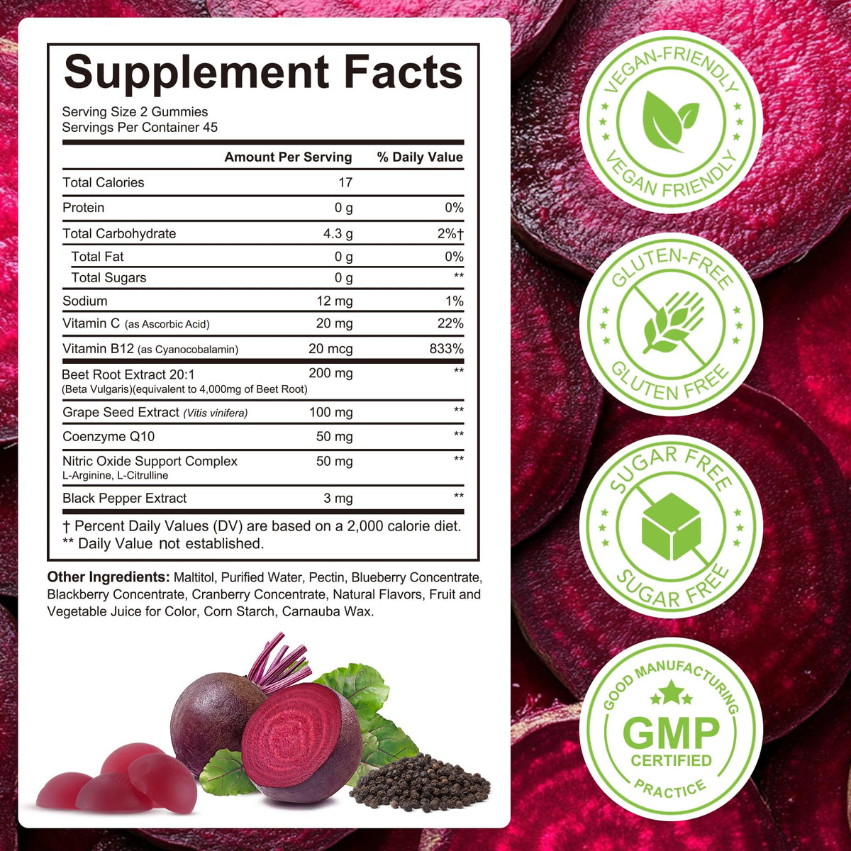 Maaoun gummies for healthy blood flow