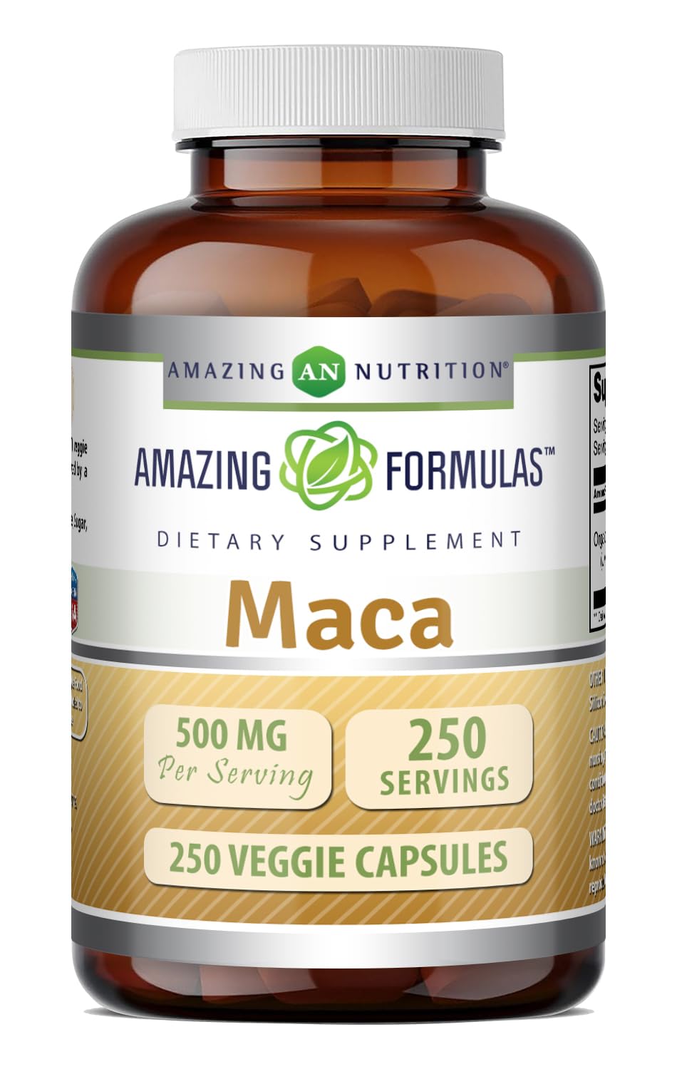 Maca 500 mg vegetarian capsules