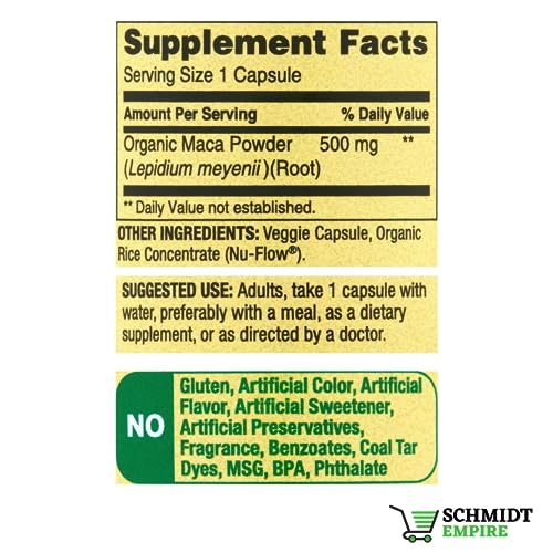Maca 90 ct for long-lasting supply