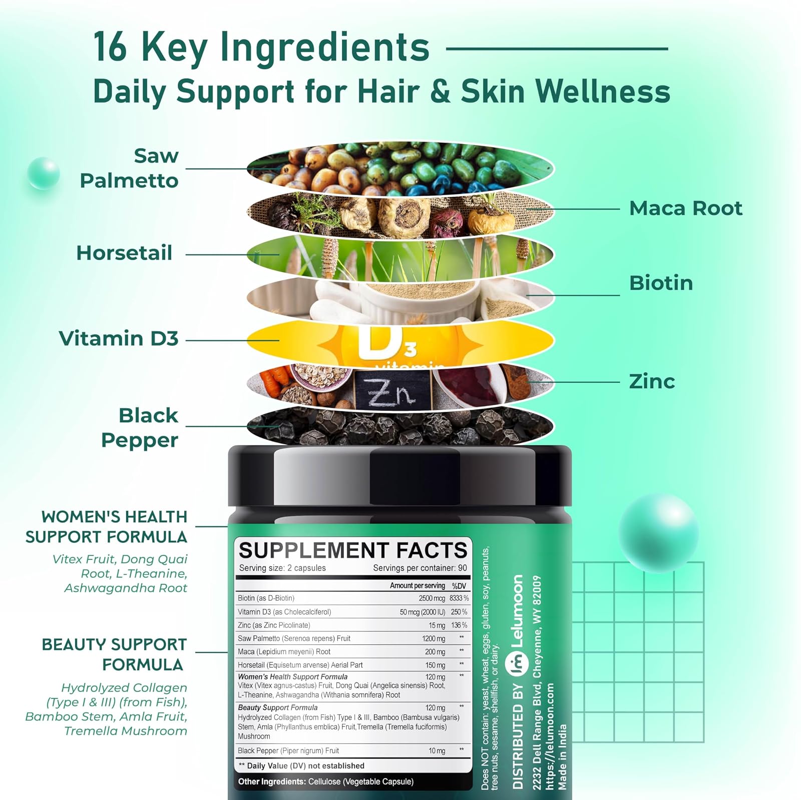 Maca and Biotin blend benefits