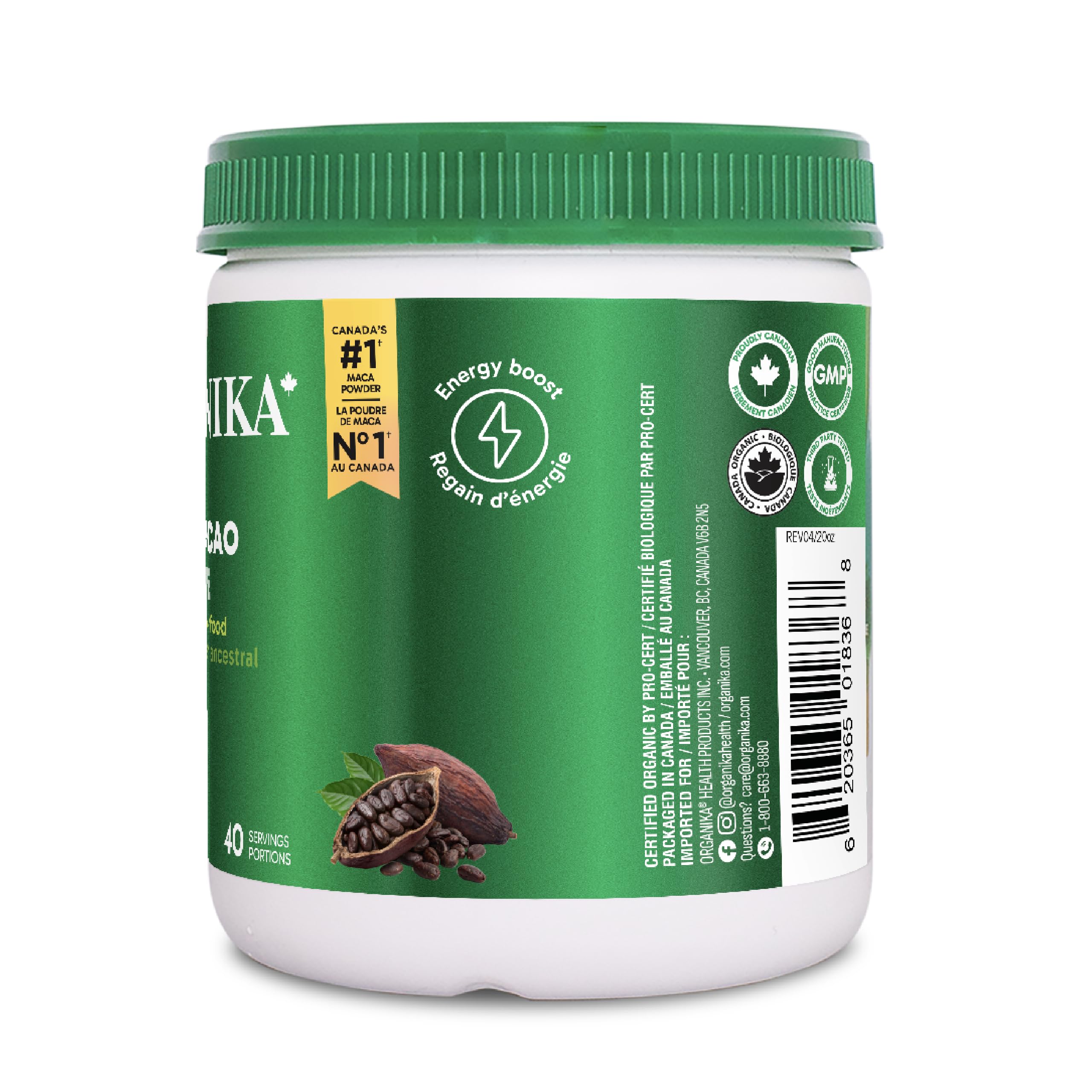 maca and cacao for enhanced stamina