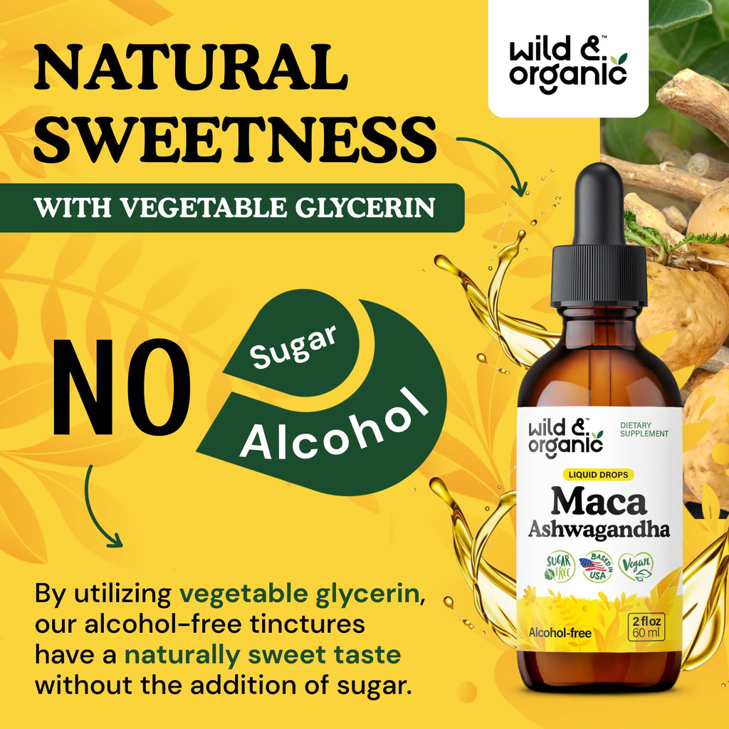 Maca ashwagandha drops for relaxation