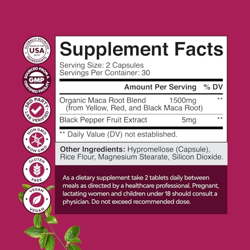 Maca blend for emotional balance