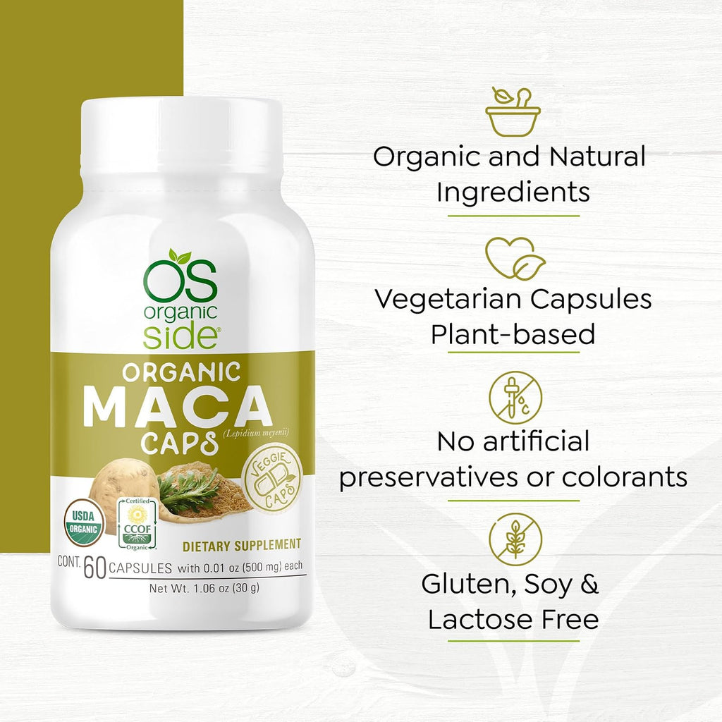 Maca capsules for hormonal balance