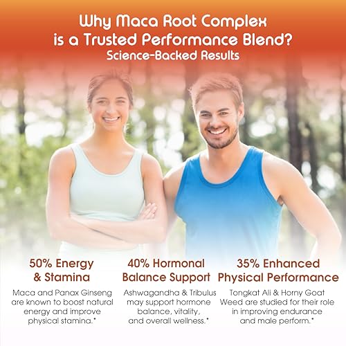 Maca capsules for hormonal balance