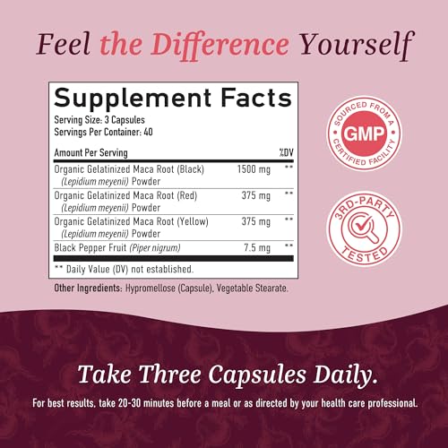 maca capsules for improved stamina