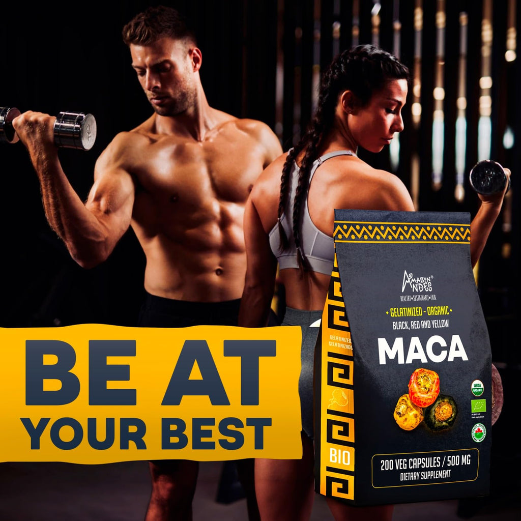 Maca capsules for improved stamina