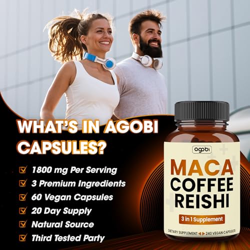 Maca coffee for improved focus