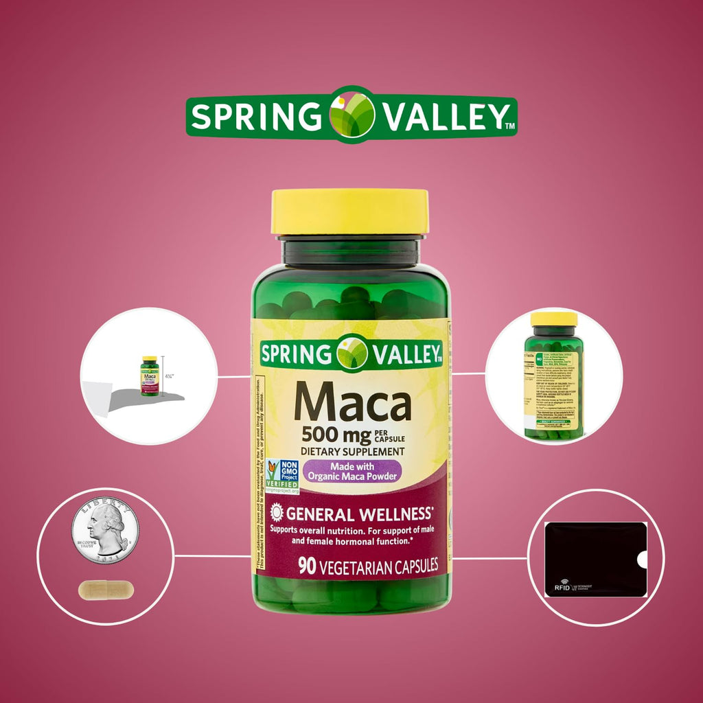 Maca dietary supplement for mood enhancement