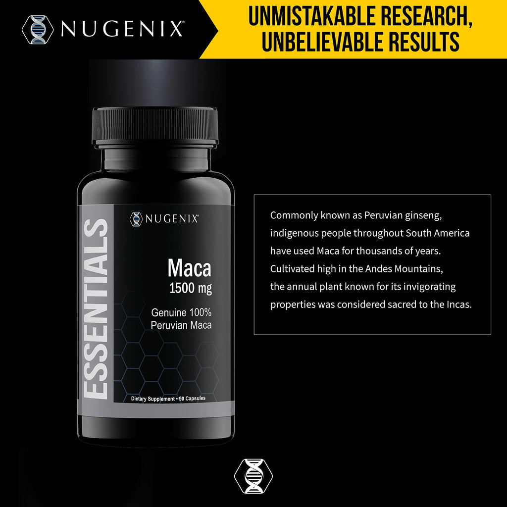 Maca extract for enhanced stamina
