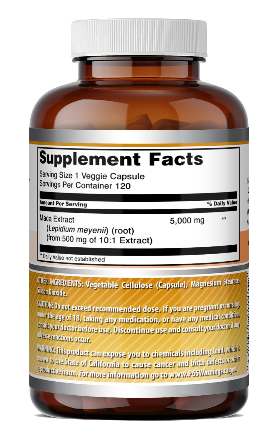 Maca extract for stress relief
