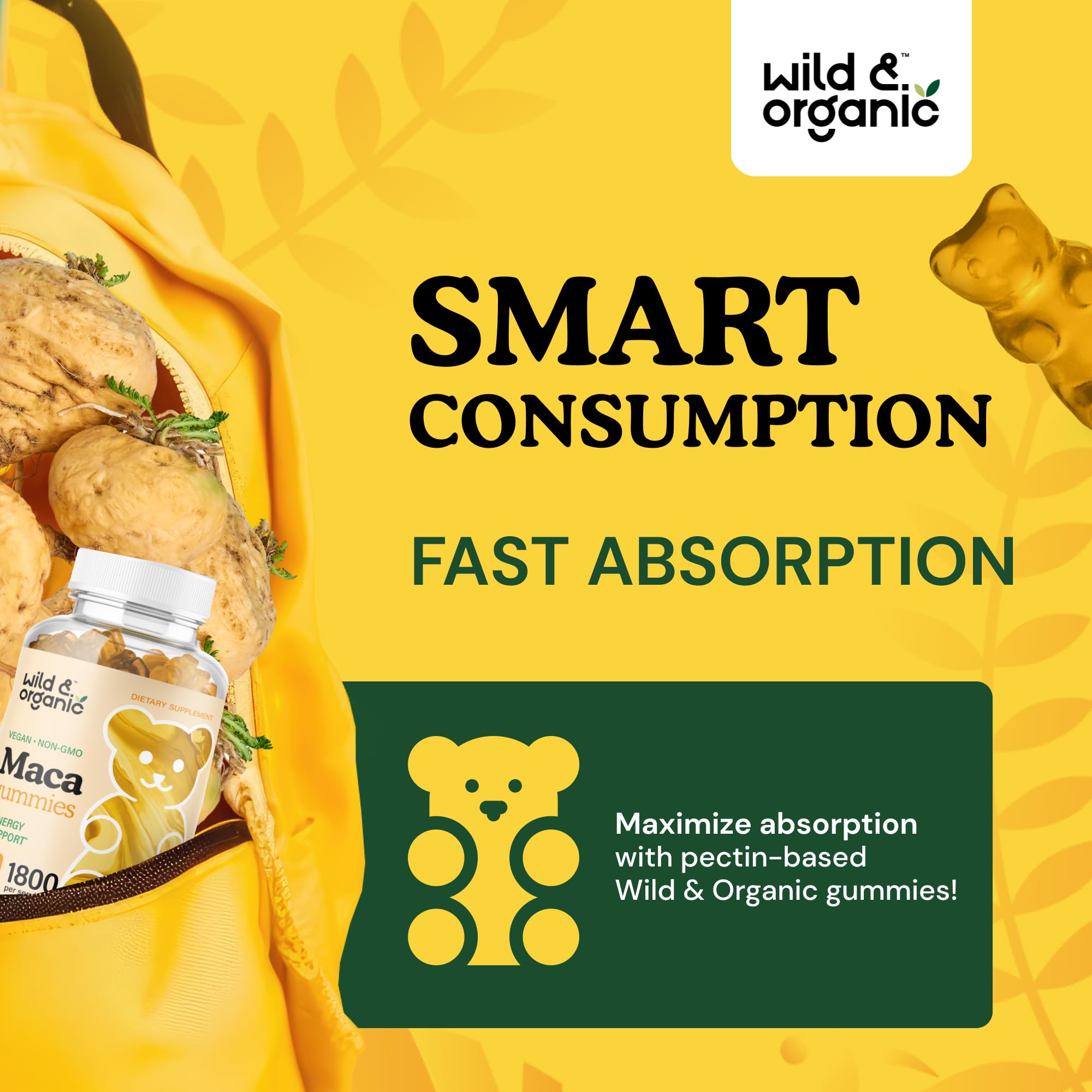 Maca gummies for stress relief