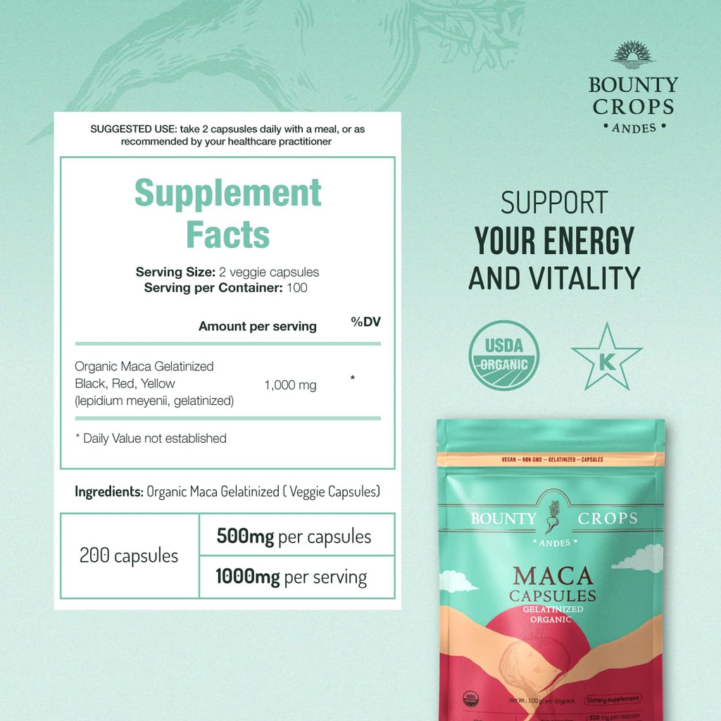 maca powder capsules for enhanced performance