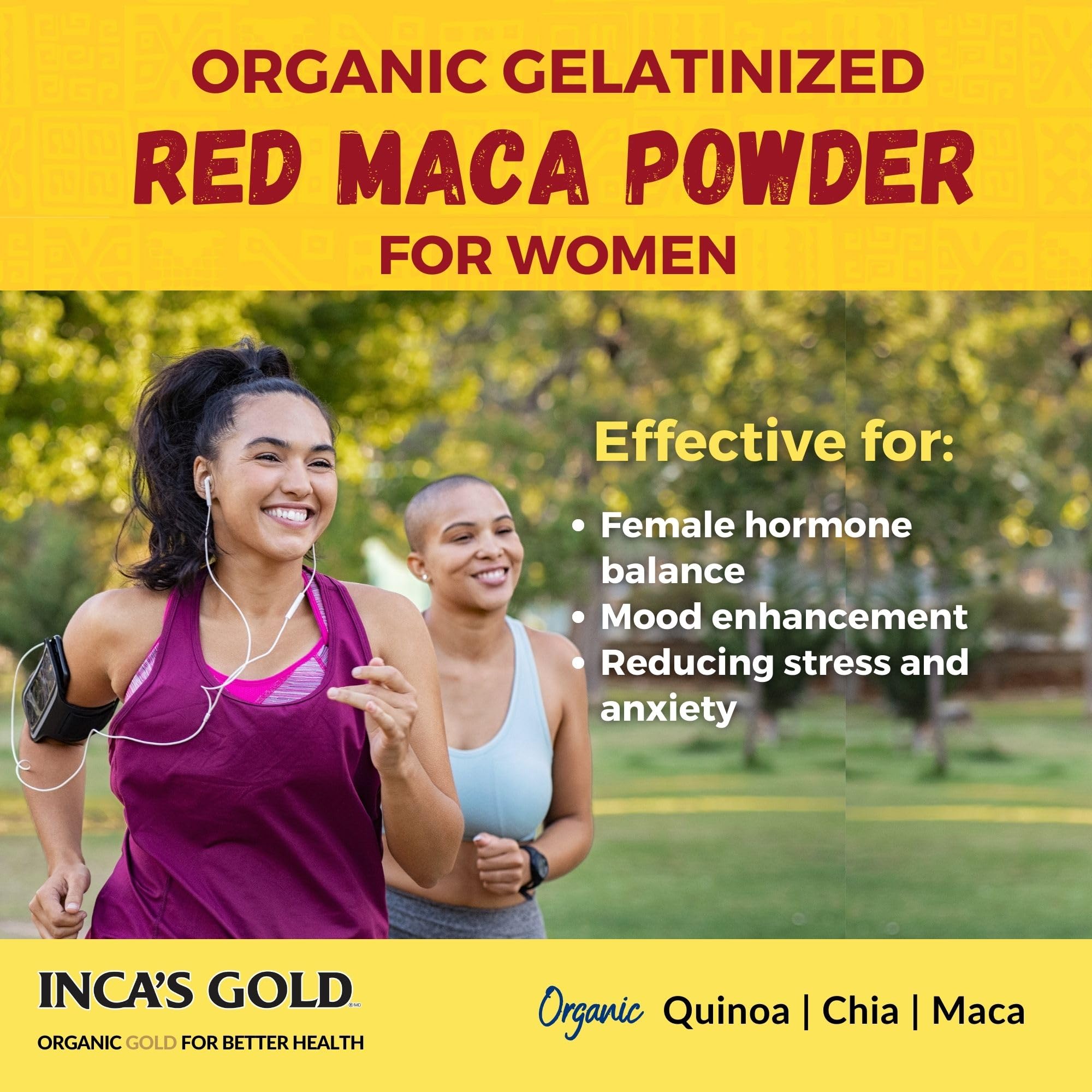 Maca powder for hormonal balance