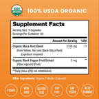 Maca Root 2100 mg for hormonal balance