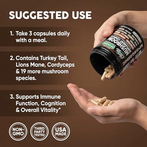 maca root and mushrooms for vitality