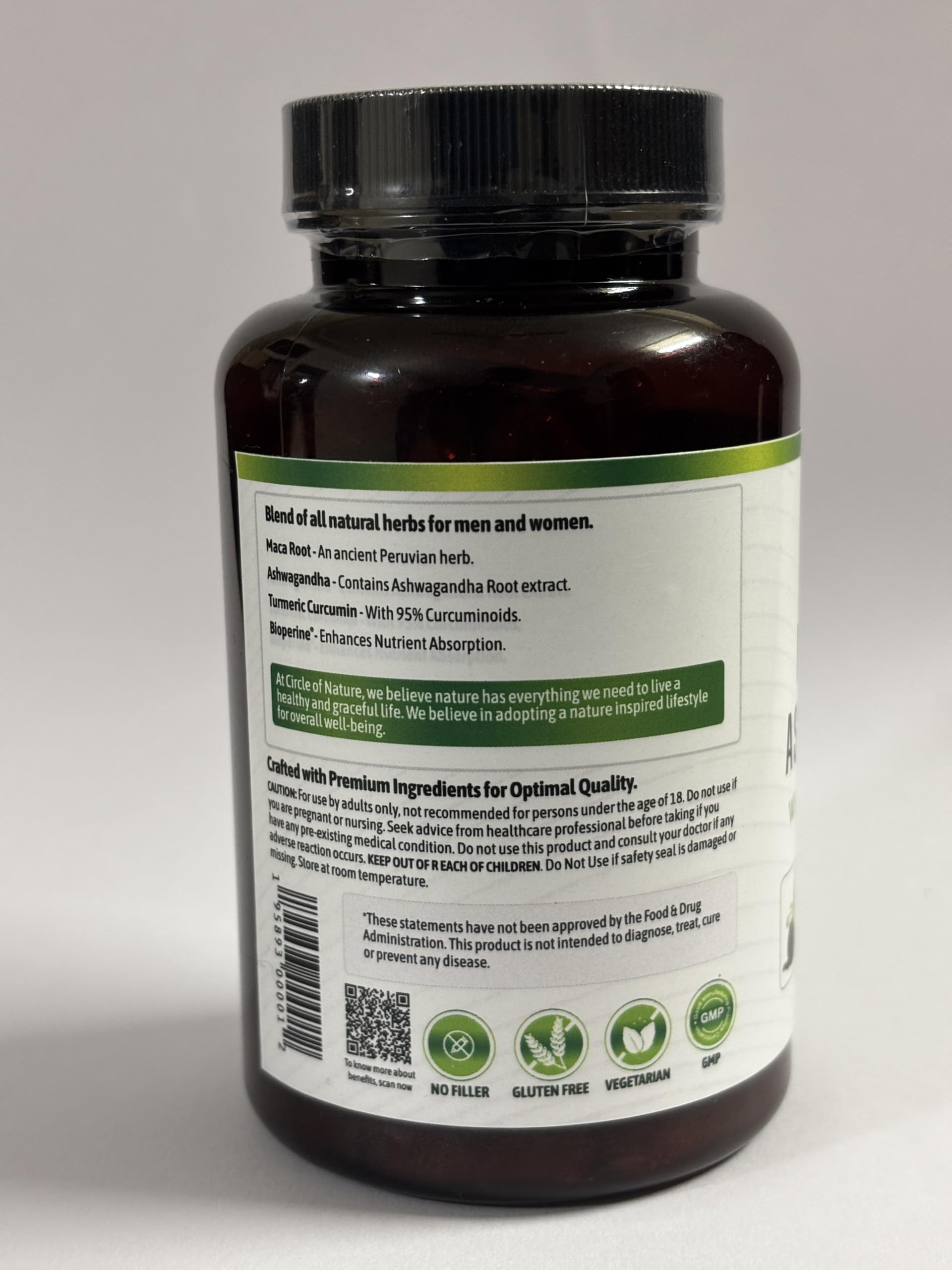 Maca Root ashwagandha for overall health