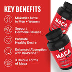 Maca root capsules for endurance