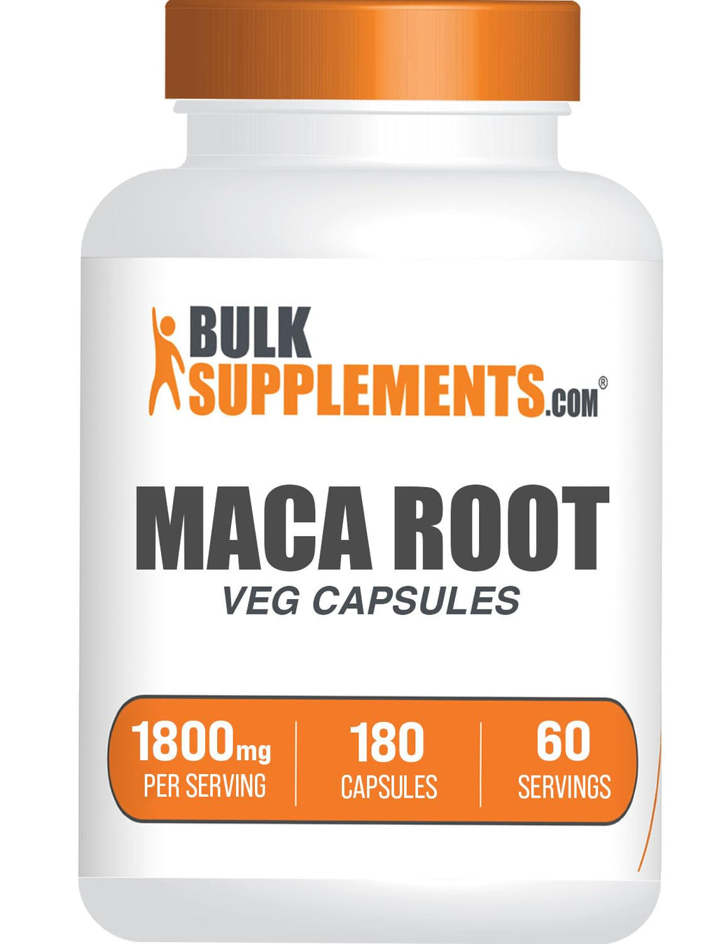 Maca root capsules for energy