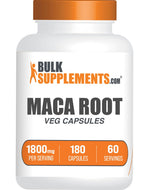 Maca root capsules for energy