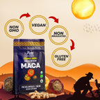 Maca root capsules for energy