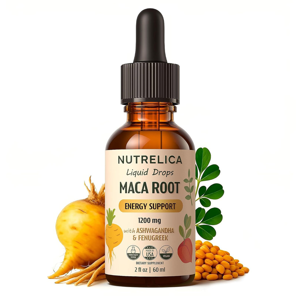 Maca root capsules for energy