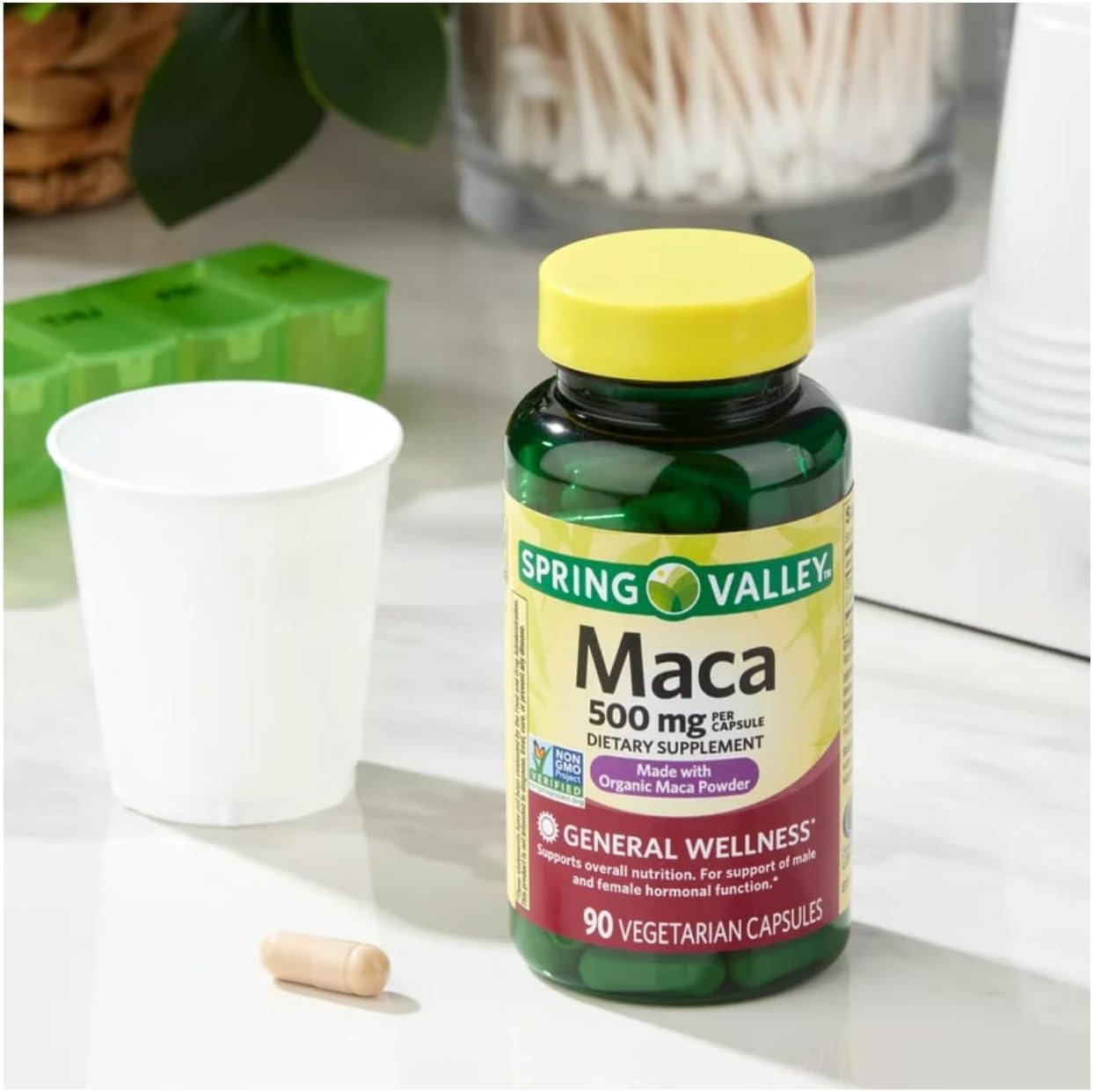 Maca Root capsules for enhanced stamina