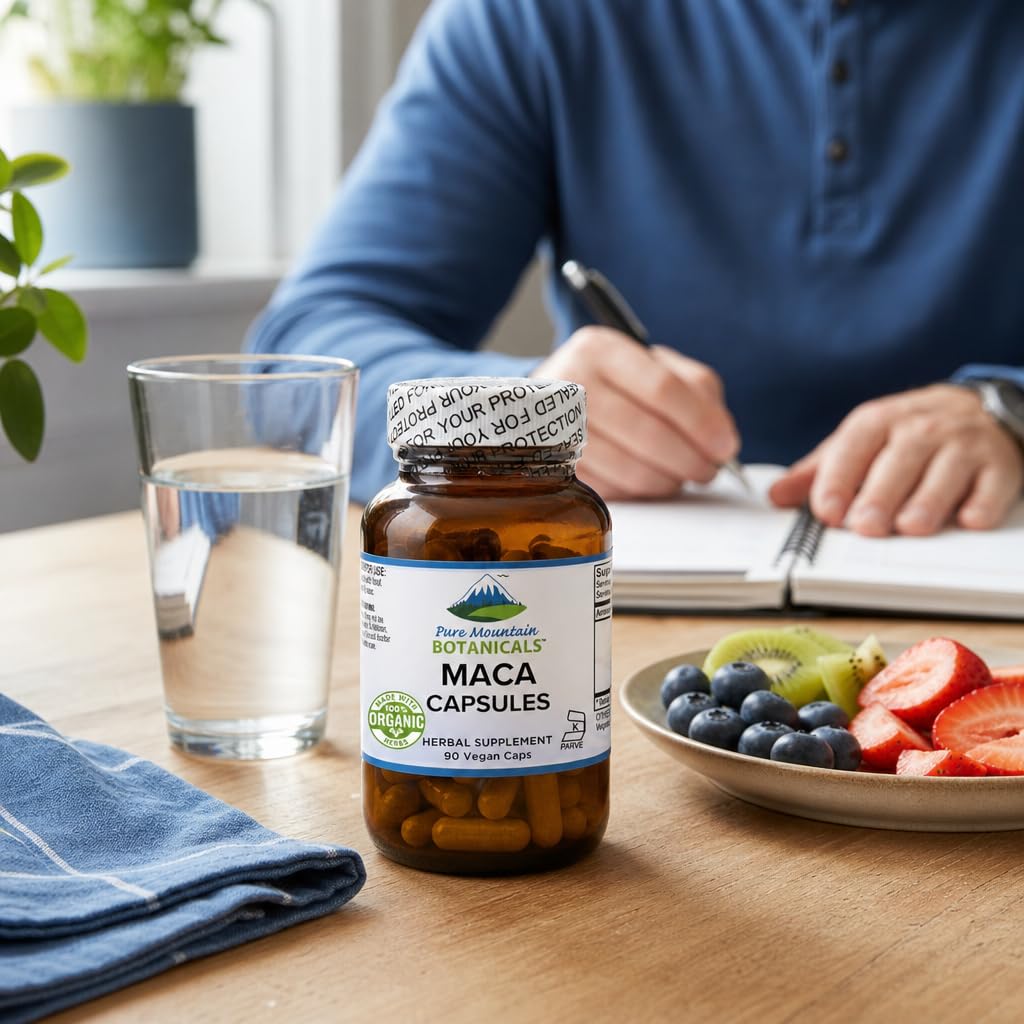 Maca Root capsules for hormonal balance