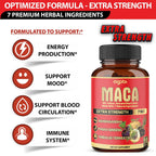 Maca root capsules for women's wellness