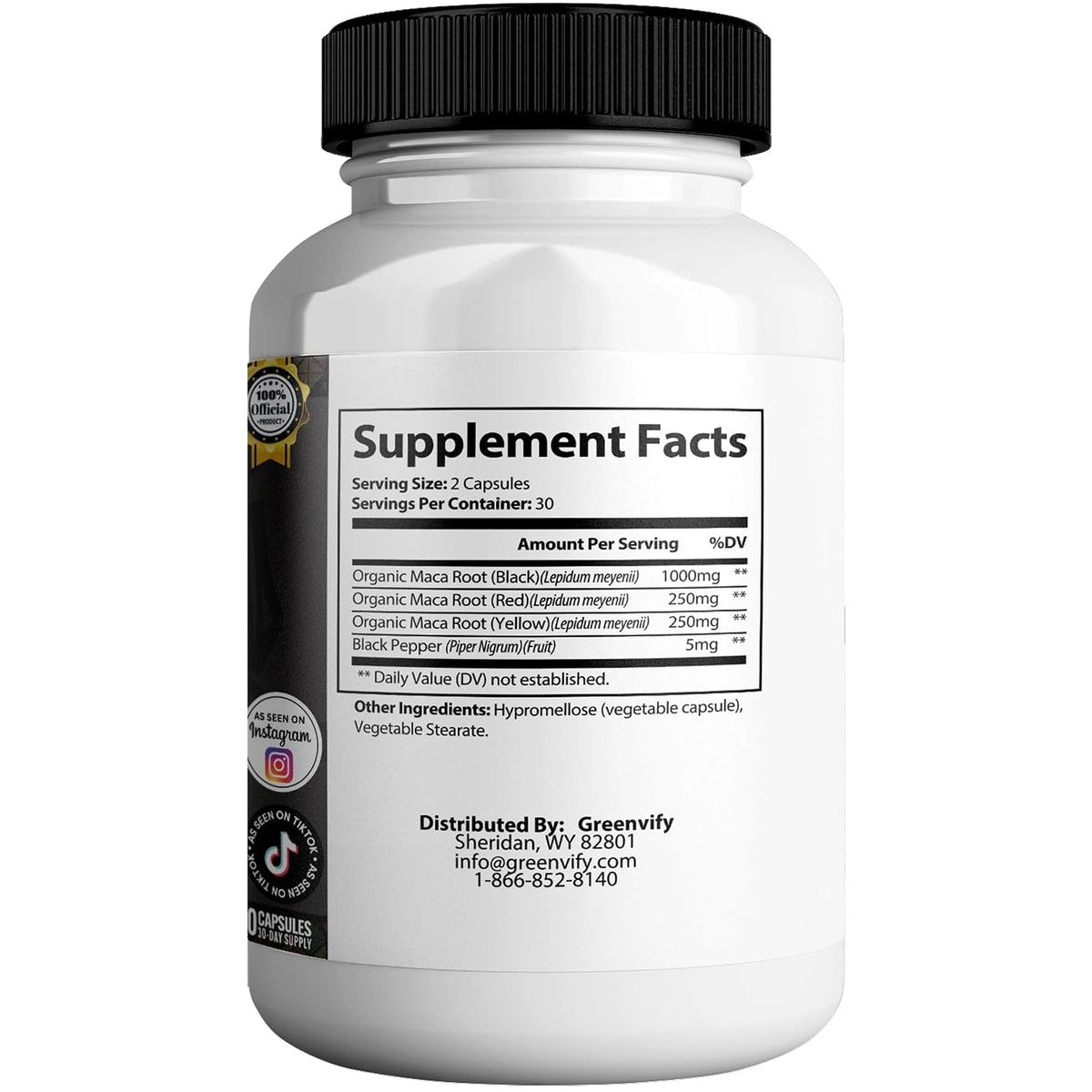 Maca Root Complex for energy boost